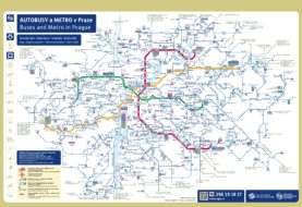 Cartes et plans détaillés de Prague