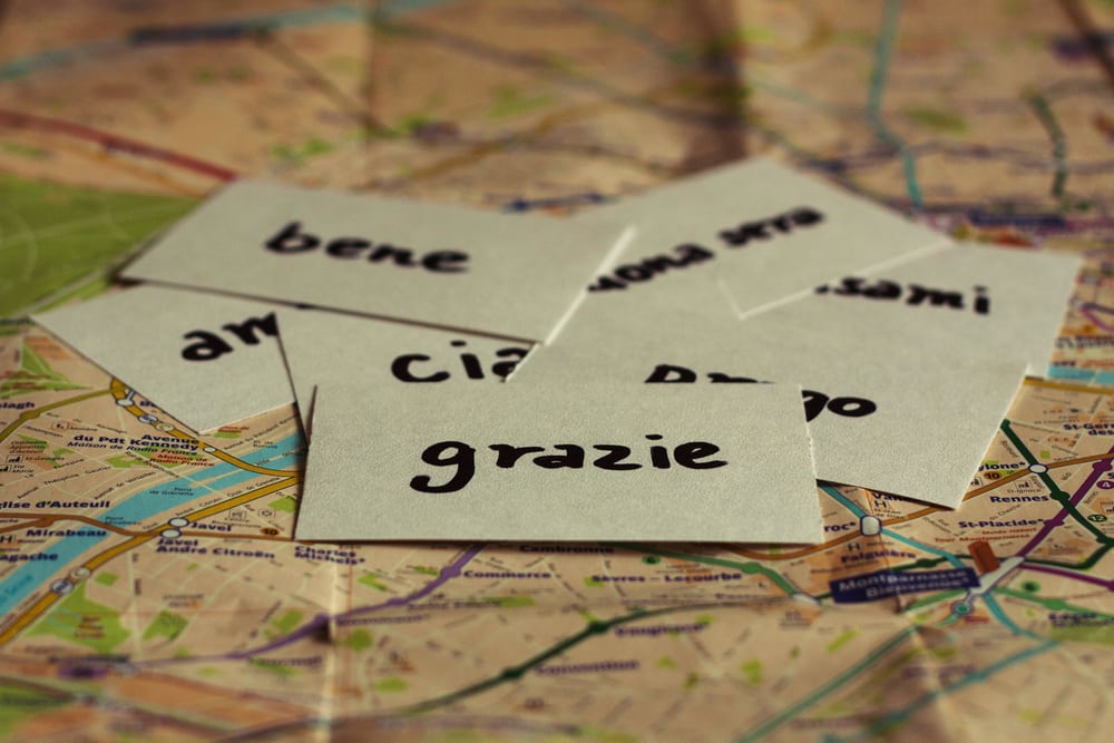 60 mots et phrases à apprendre en Italien pour voyager