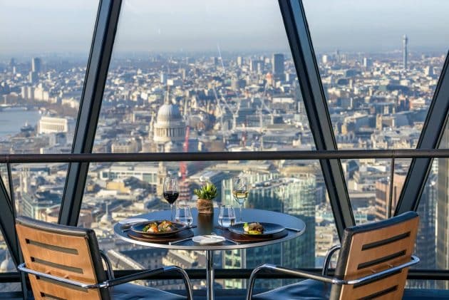 Les 8 meilleurs rooftops où boire un verre à Londres
