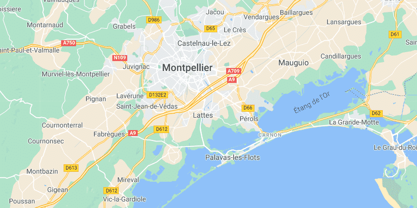 Cartes Et Plans D taill s De Montpellier Cartes Et Plans D taill s De Montpellier