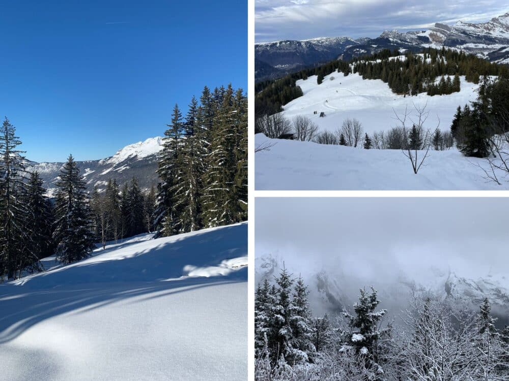 Les 4 meilleures randonnées en raquettes à La Clusaz