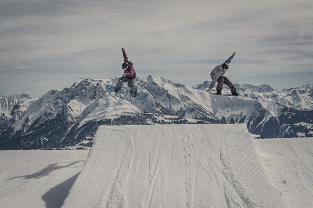 Les 6 plus beaux snowparks dans les Alpes