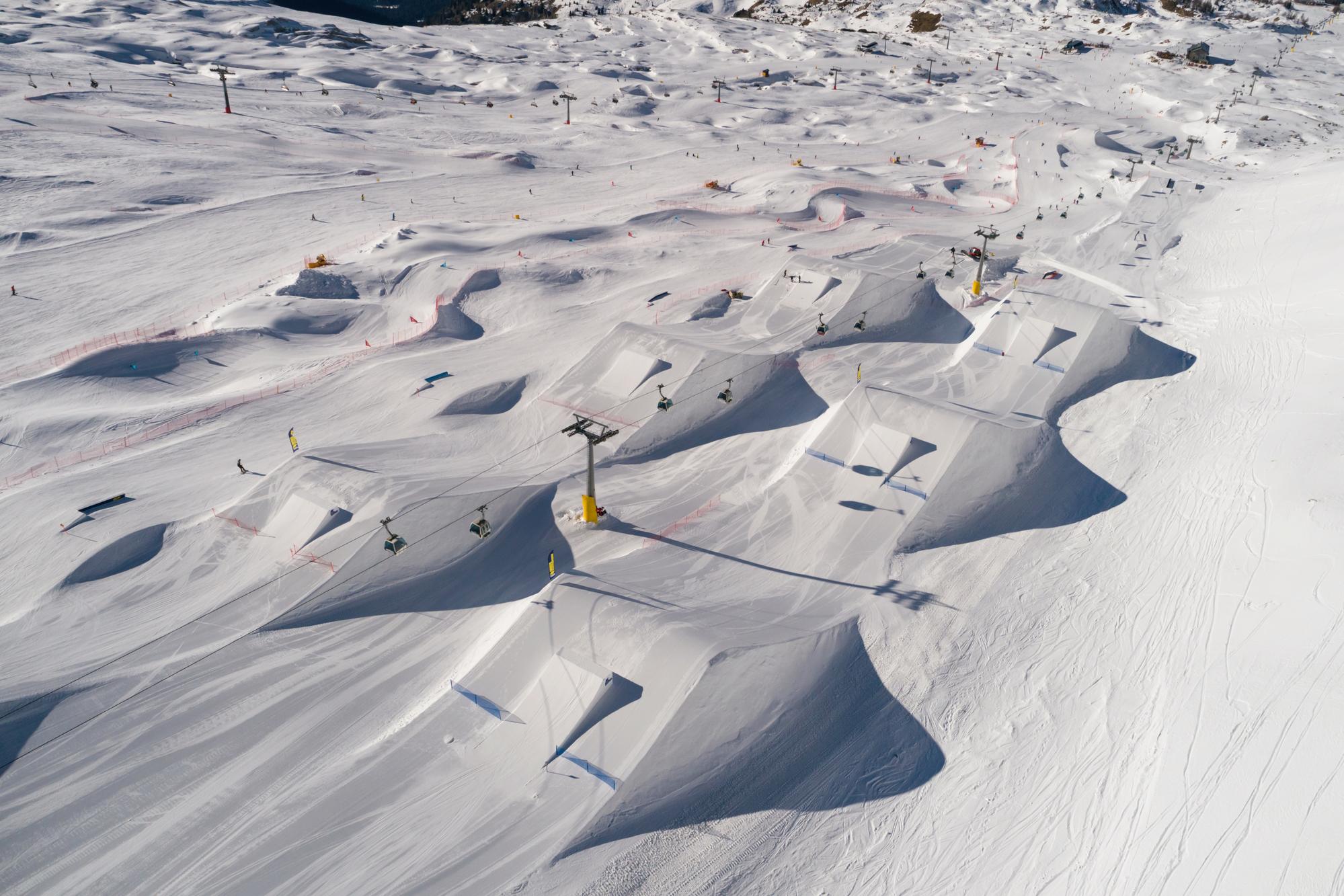 Les 6 plus beaux snowparks dans les Alpes