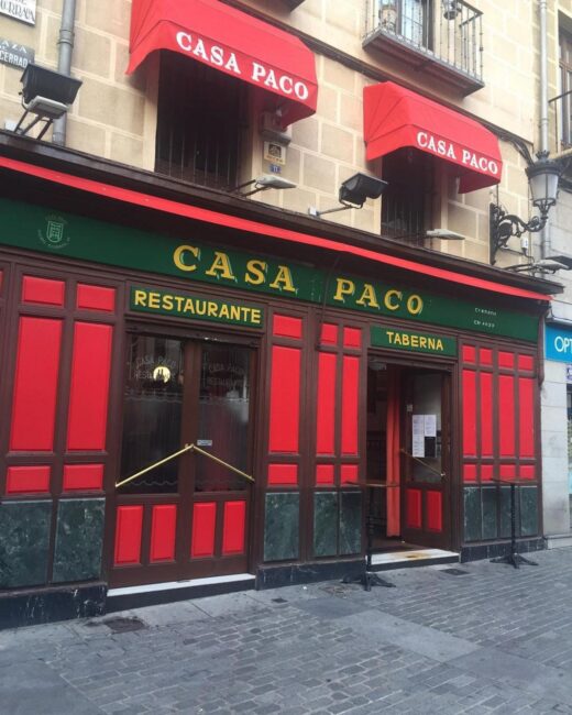 5 restaurants emblématiques de Madrid