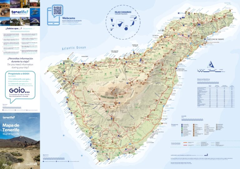 Cartes et plans détaillés de Tenerife